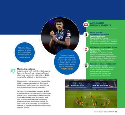 UEFA Respect Report 2020/21