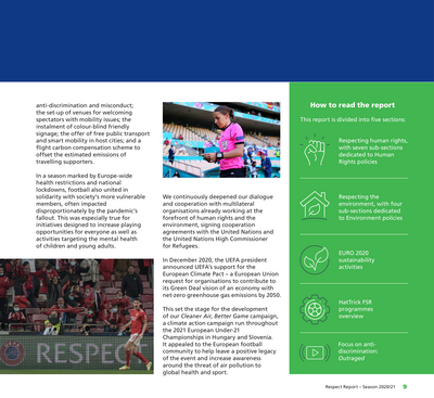UEFA Respect Report 2020/21