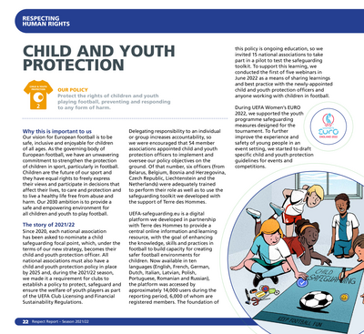 UEFA Respect Report 2021-22