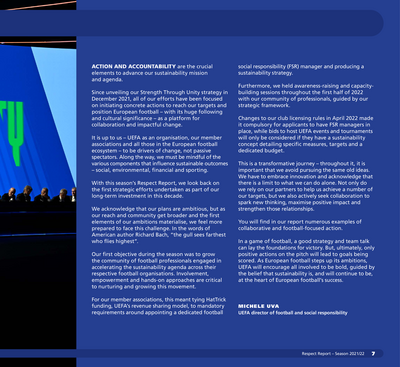 UEFA Respect Report 2021-22